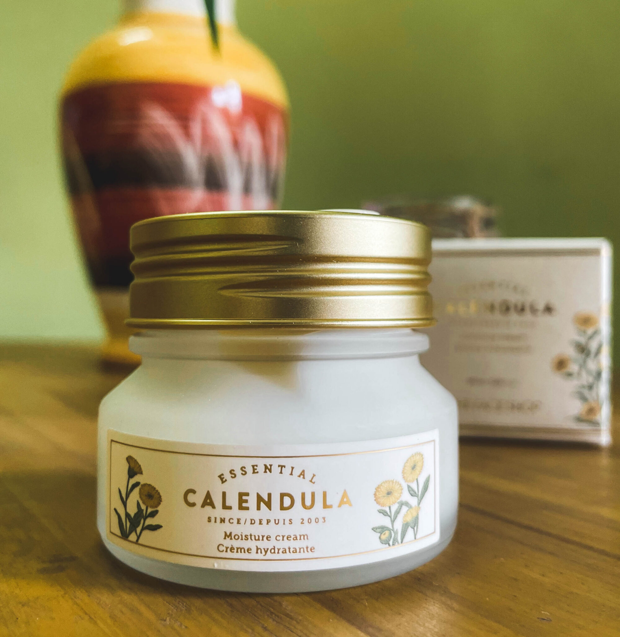 The Face Shop Calendula Essential Moisture Cream Review - Beautifully Me